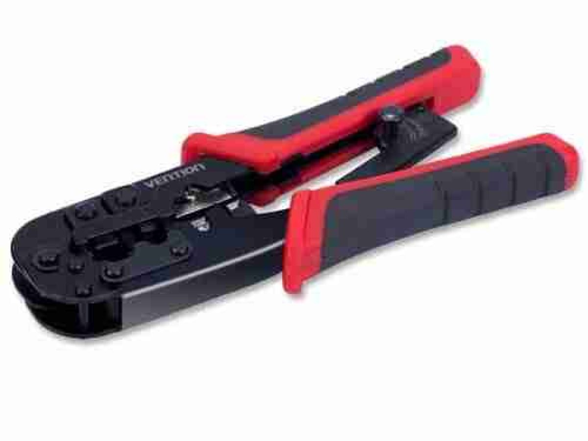 Vention Multi-Fuction LAN Cable Crimping Tool Ratchetless Type Black ...