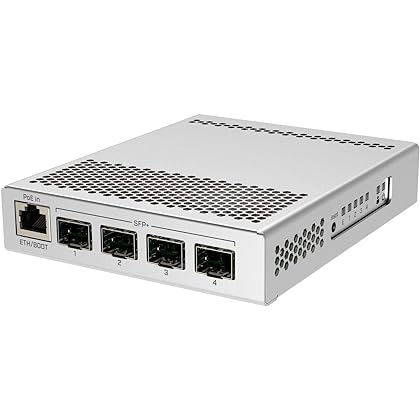 Mikrotik CRS112-8G-4S-IN 8x Gigabit Ethernet Smart Switch 4x SFP cages ...